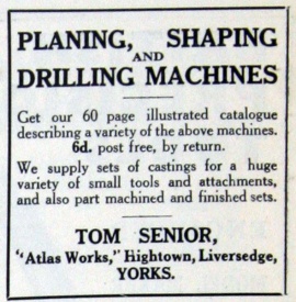 Tom Senior - Graces Guide