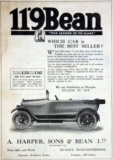 A. Harper, Sons and Bean: Cars - Graces Guide