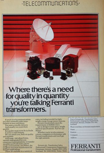Ferranti: Transformers - Graces Guide