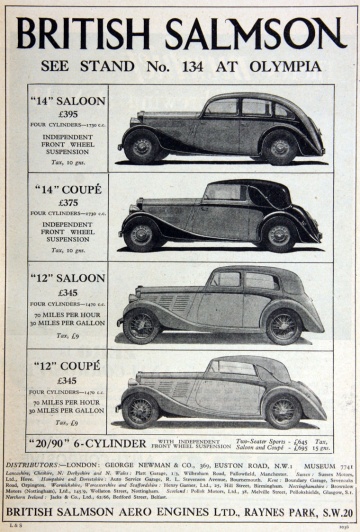 British Salmson: Cars - Graces Guide