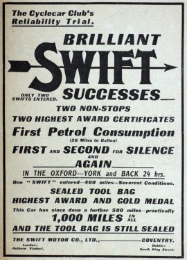 Swift Motor Co - Graces Guide