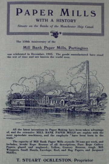 Mill Bank Paper Mills (Partington) - Graces Guide