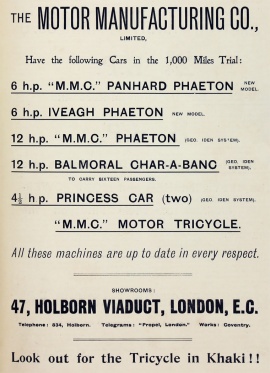 Motor Manufacturing Co (MMC) - Graces Guide