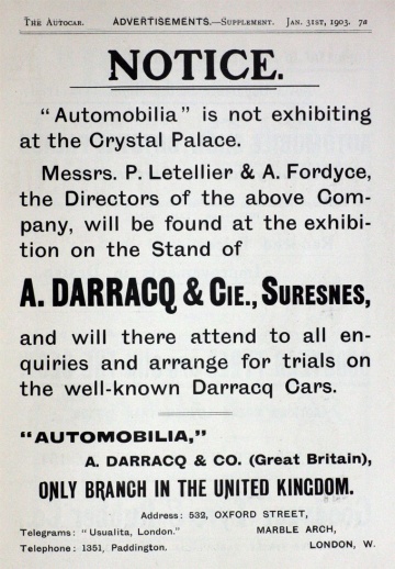 Darracq - Graces Guide