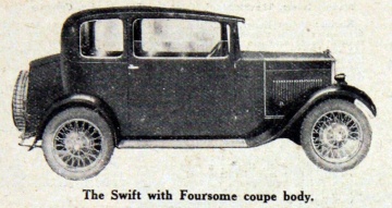 Swift Motor Co: Cars - Graces Guide