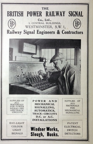 British Power Railway Signal Co - Graces Guide