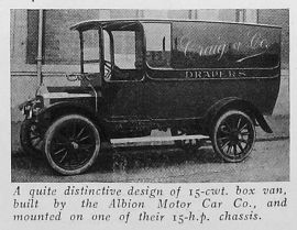 Albion Motor Co: Lorries - Graces Guide