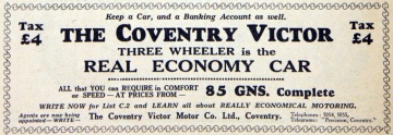 Coventry-Victor Motor Co - Graces Guide