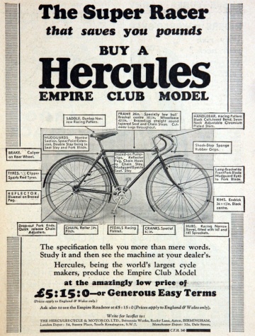 Hercules Cycle and Motor Co - Graces Guide