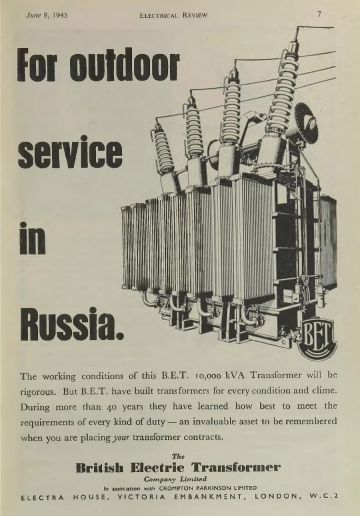 British Electric Transformer Co - Graces Guide