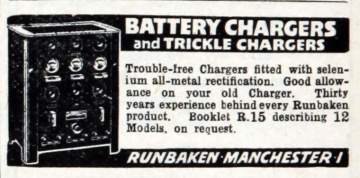 Runbaken Products - Graces Guide