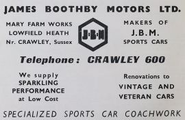 James Boothby Motors - Graces Guide