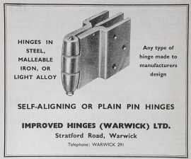 Improved Hinges (Warwick) - Graces Guide