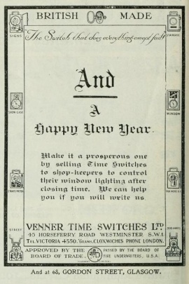 Venner Time Switches - Graces Guide