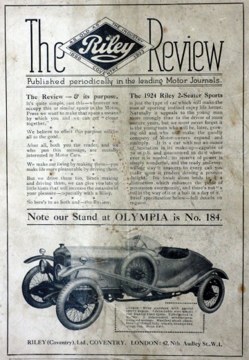 Riley: Cars - Graces Guide