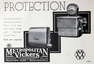 Metropolitan-Vickers: Industrial Equipment - Graces Guide