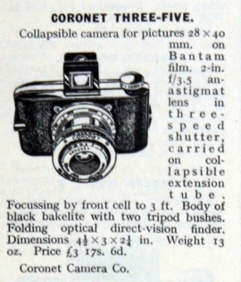 Coronet Camera Co - Graces Guide