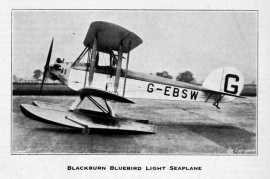 Blackburn: Bluebird Light Seaplane - Graces Guide