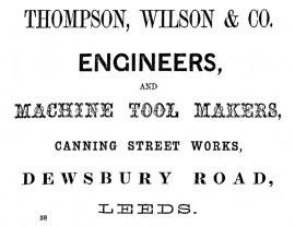 Thompson, Wilson and Co - Graces Guide