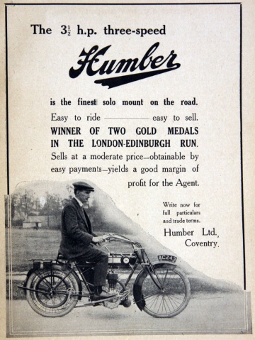 Humber: Motorcycles - Graces Guide