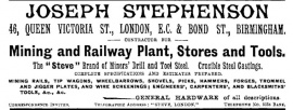 Joseph Stephenson and Co (London) - Graces Guide