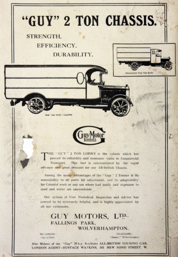 Guy Motors: Lorries - Graces Guide