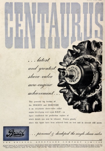 Bristol Engine Co: Centaurus - Graces Guide