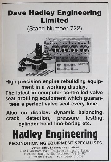 Dave Hadley Engineering - Graces Guide