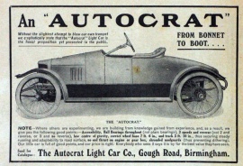 Autocrat Light Car Co - Graces Guide