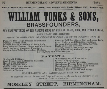 William Tonks and Sons - Graces Guide