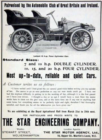 Star Engineering Co: Cars - Graces Guide