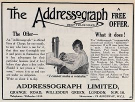 Addressograph - Graces Guide