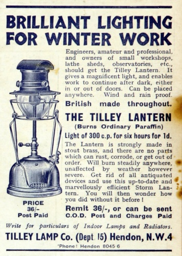 Tilley Lamp Co - Graces Guide