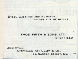 Thomas Firth and Sons - Graces Guide