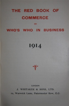1914 Whitakers Red Book - Graces Guide