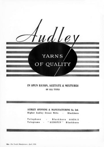 Audley Spinning and Manufacturing Co - Graces Guide