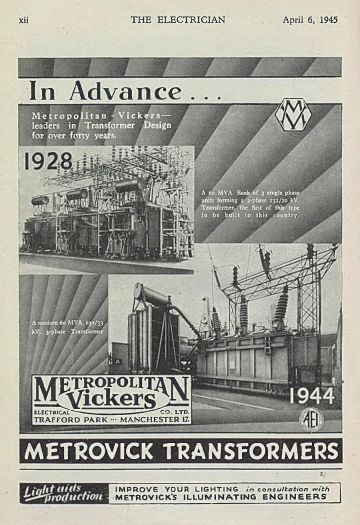 Metropolitan-Vickers: Electricity Generation and Transmission - Graces ...