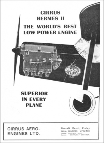 Cirrus Aero Engines - Graces Guide