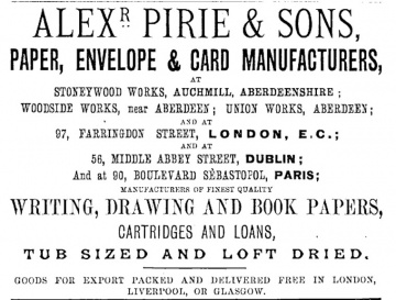 Alexander Pirie and Sons - Graces Guide