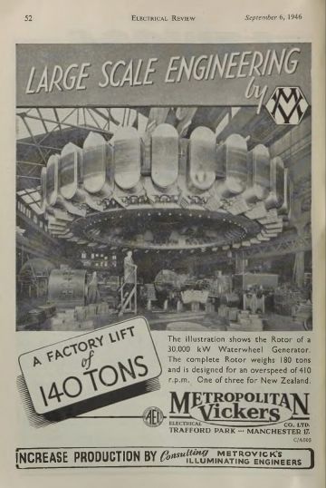 Metropolitan-Vickers: Electricity Generation and Transmission - Graces ...