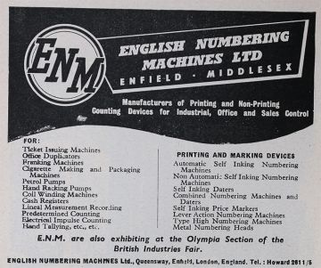 English Numbering Machines - Graces Guide