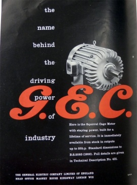 GEC: Electric Motors - Graces Guide