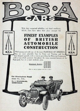 BSA: Cars - Graces Guide