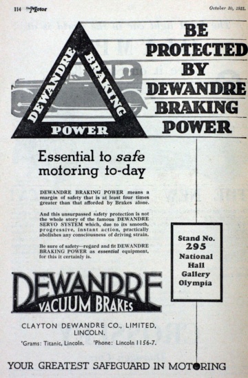 Clayton Dewandre Co - Graces Guide