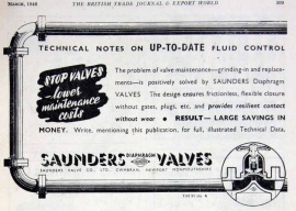 Saunders Valve Co - Graces Guide