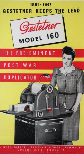 Gestetner - Graces Guide