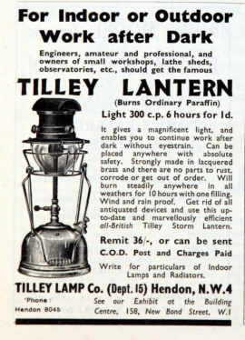 Tilley Lamp Co - Graces Guide