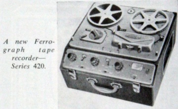 British Ferrograph Recorder Co - Graces Guide