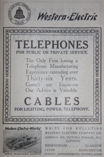 Western-Electric Co - Graces Guide