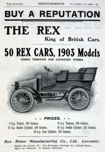 Rex Motor Manufacturing Co - Graces Guide